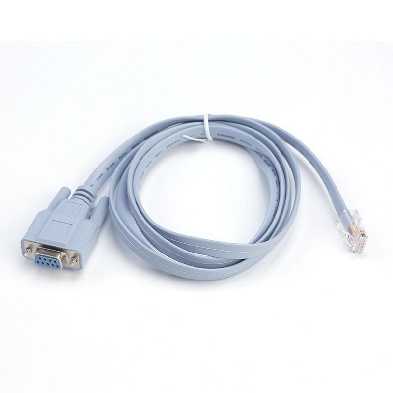 Cable Serial DB9 de 9 Pines Hembra a RJ45 Macho Adaptador Puerto Cat 5 ...