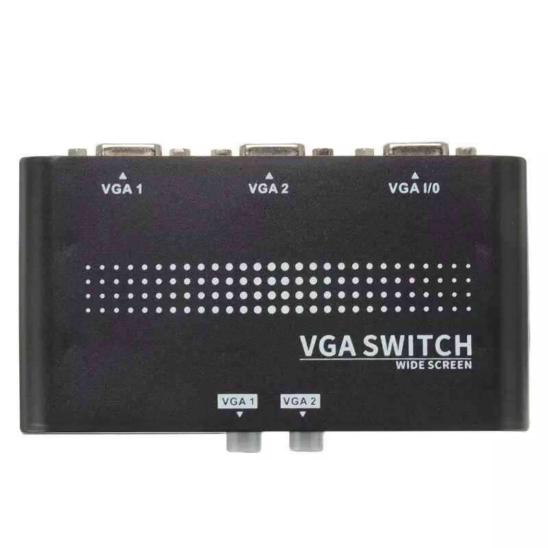 Mini Switch 2 en 1 puerto VGA Selector Box VGA SVGA Manual Compartir ...